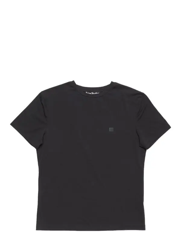 Acne Studios Cotton T-shirt With Logo Detail - Multicolor
