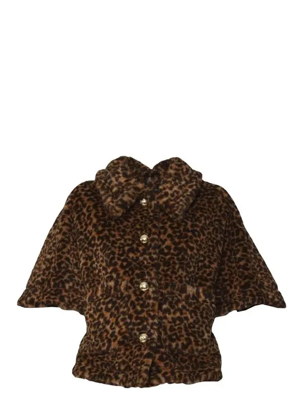 Max Mara Wool Cape - Multicolor