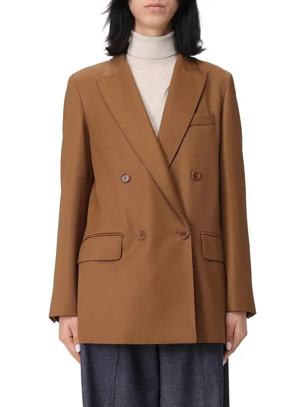 Max Mara Double-breasted Blazer - Brown
