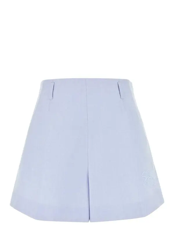 Givenchy Powder Cotton Shorts - Blue
