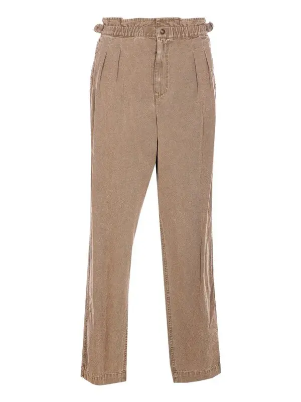 Isabel Marant Étoile Neriah Baggy Fit Trousers - Brown
