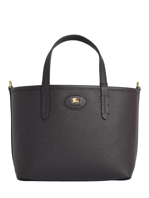 Burberry Bloomsbury Mini Reversible Leather Tote Bag - Brown