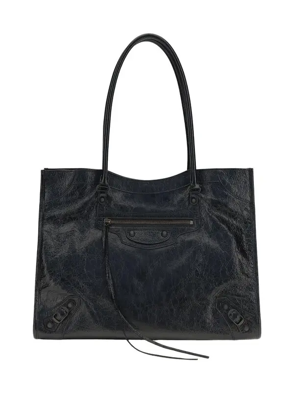 Balenciaga Small Le City Tote Bag - Black