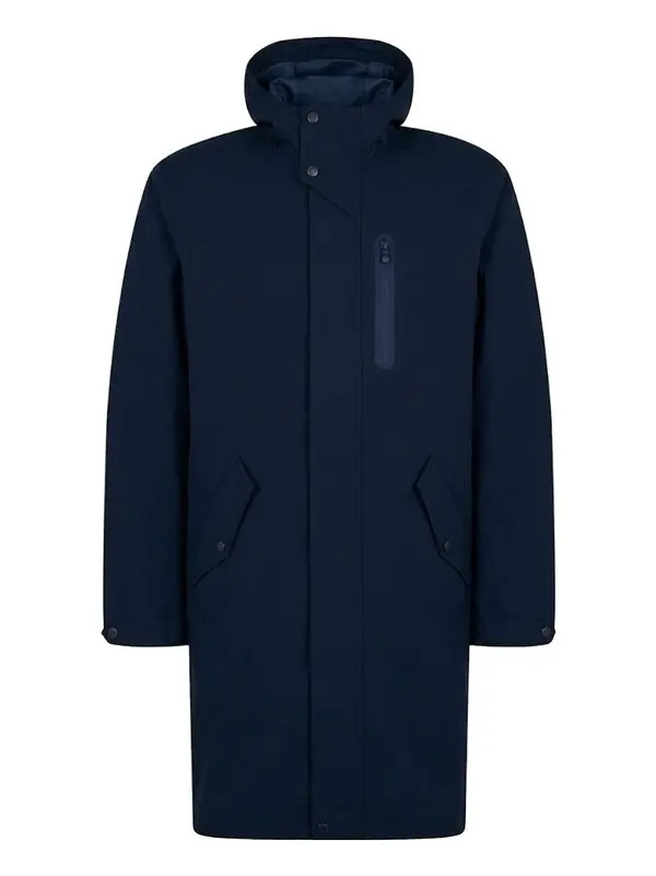 Herno Hooded Rain Coat - Blue