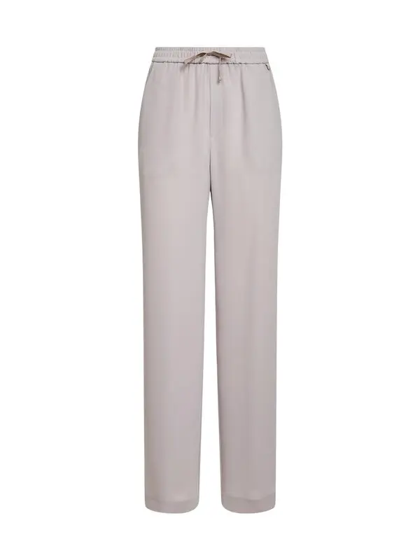 Herno Chantilly Lucent Cady Fluid Trousers - Multicolor