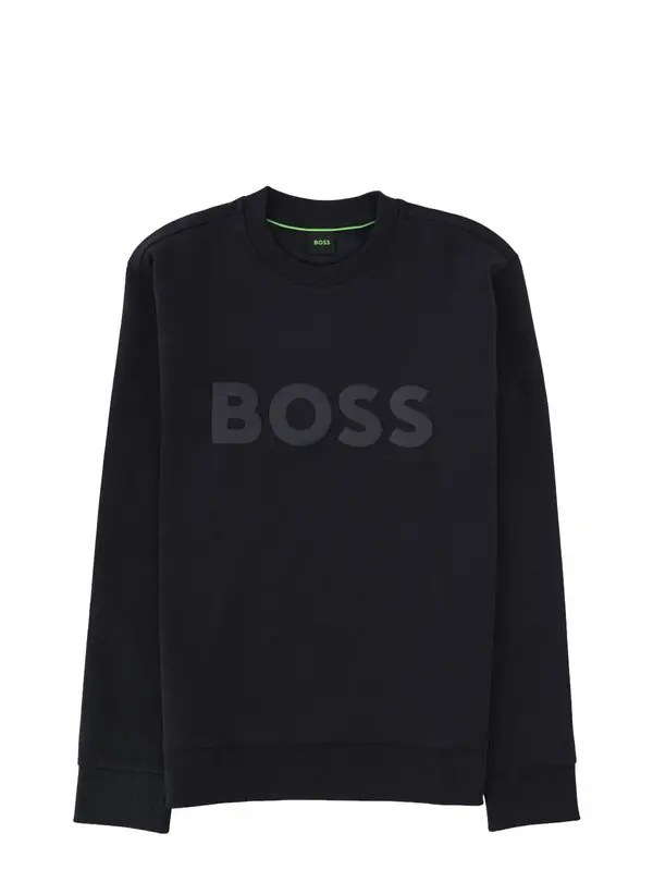 BOSS Sweatshirt With Logo - Blue