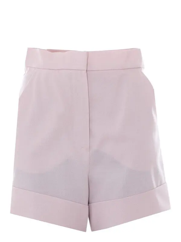 Max Mara Tailored Straight-leg Shorts - Pink