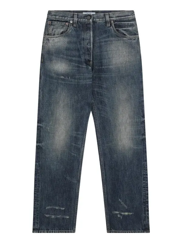 Prada Washed Denim Jeans - Blue