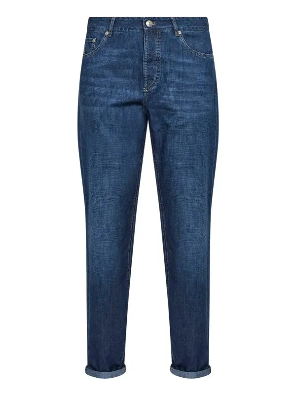Brunello Cucinelli Iconic Fit Five-pocket Jeans - Multicolor