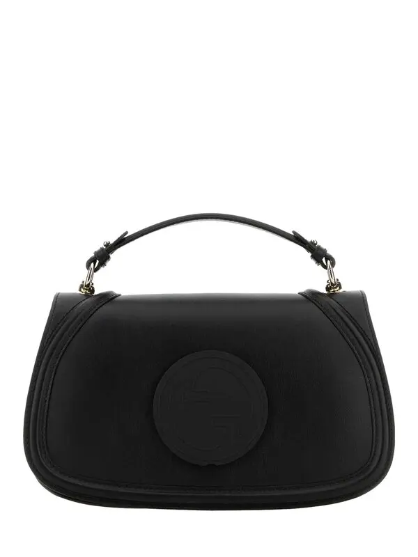 Gucci Leather Blondie Handbag - Black