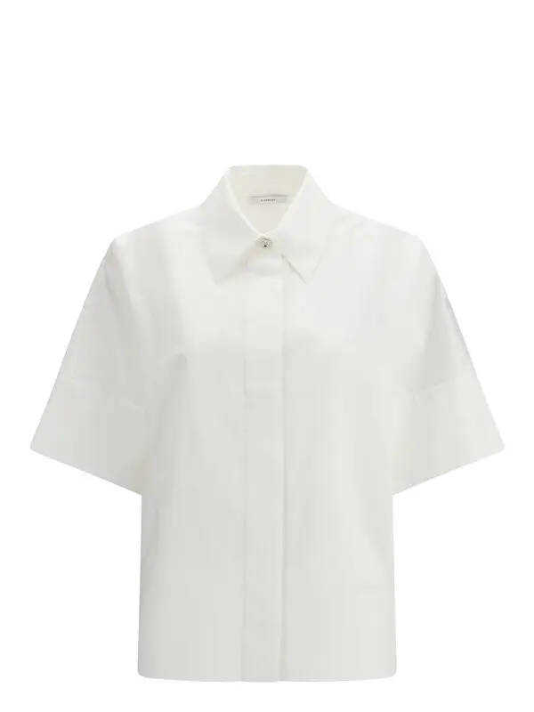 Givenchy Poplin Shirt With Cape Detail - White