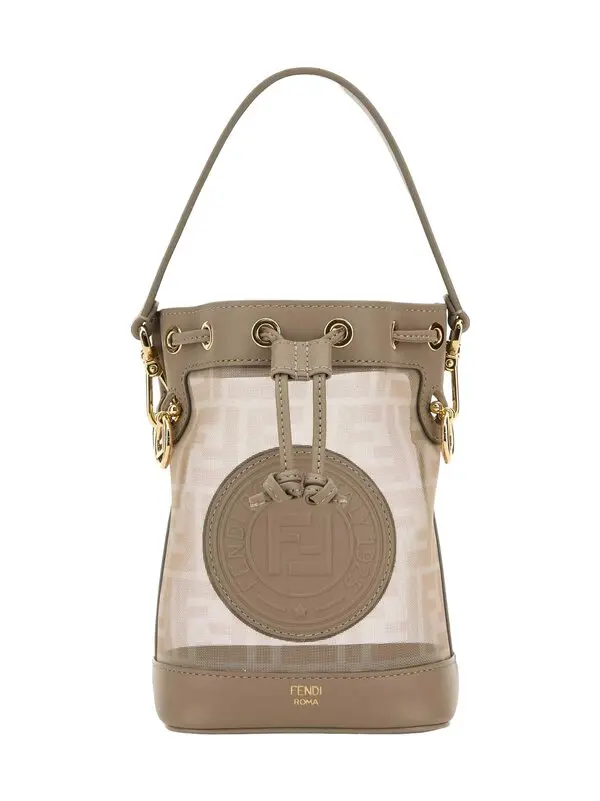 Fendi Mon Tresor Bucket Bag - Gray