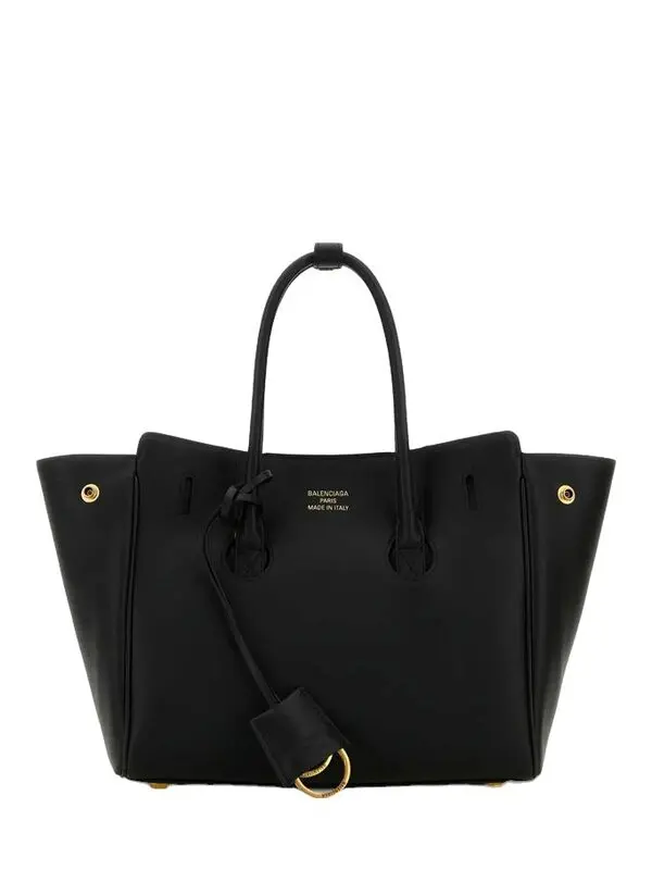 Balenciaga Calf Leather Tote Bag - Black