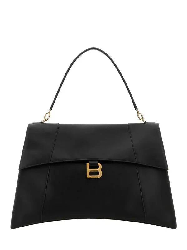 Balenciaga Hourglass Soft Handbag - Black