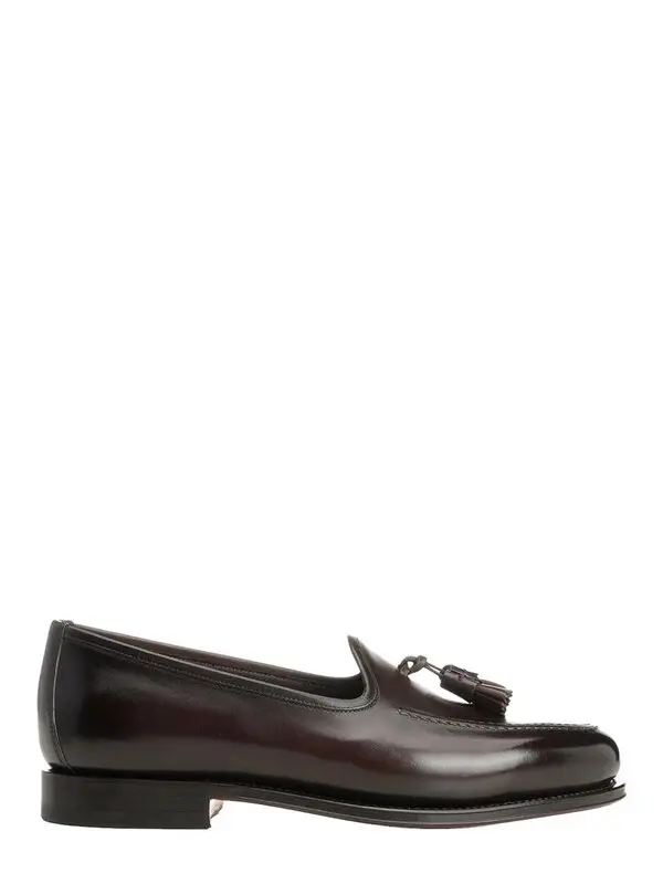 Santoni Andrew Tassel Loafers - Brown