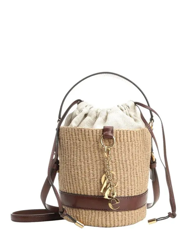 Chloé Charms Basket Bag - Cream