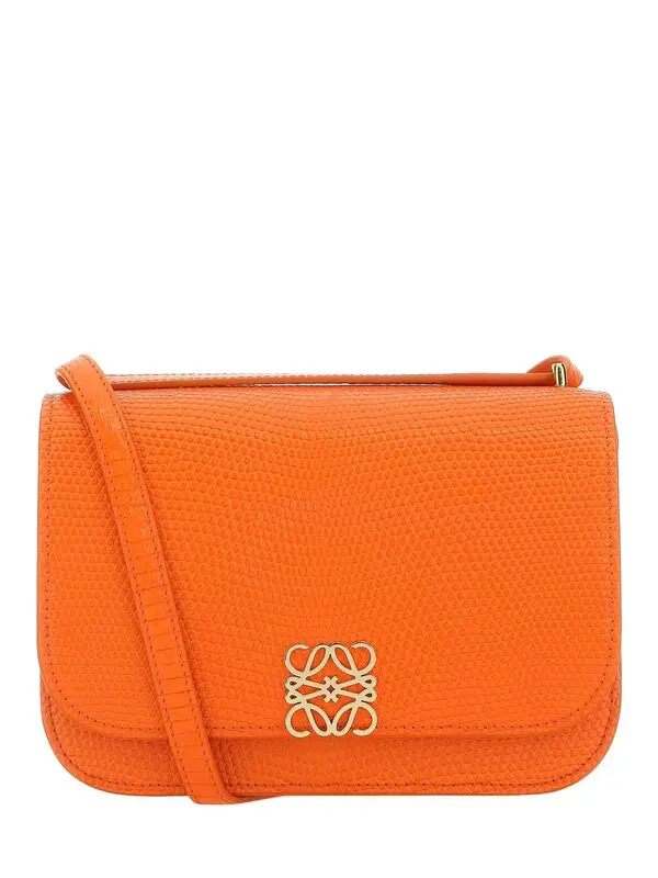 Loewe Borsa Textured Leather Shoulder Bag - Multicolor
