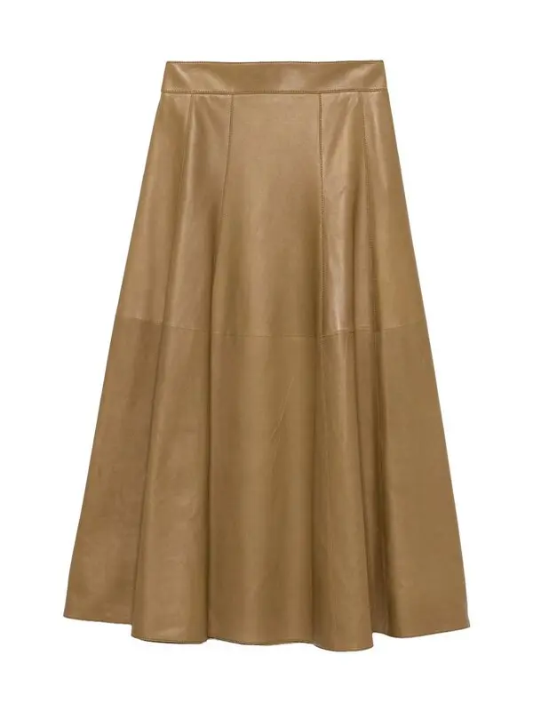 Saint Laurent A-line Skirt - Green