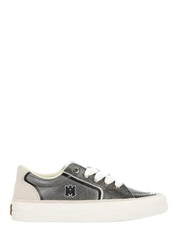 Amiri Grey Leather Low-top Sneakers - Gray