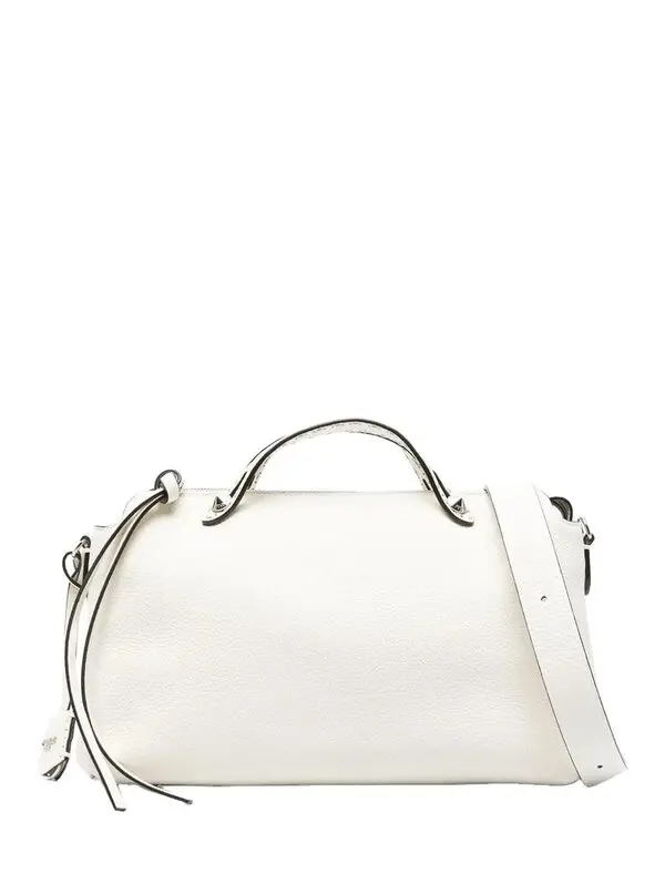 Fendi Calf Leather Tote Bag - White
