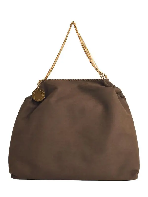 Stella McCartney Falabella Vegan Leather Tote Bag With Drawstring - Brown
