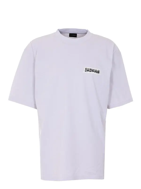 Balenciaga Short Sleeve Crewneck T-shirt - Gray