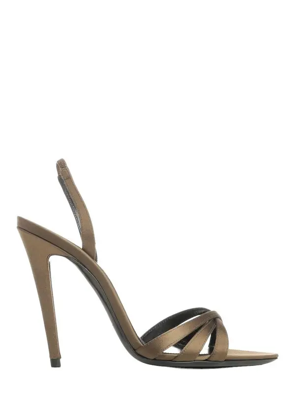 Saint Laurent Kate Sandals - Gray