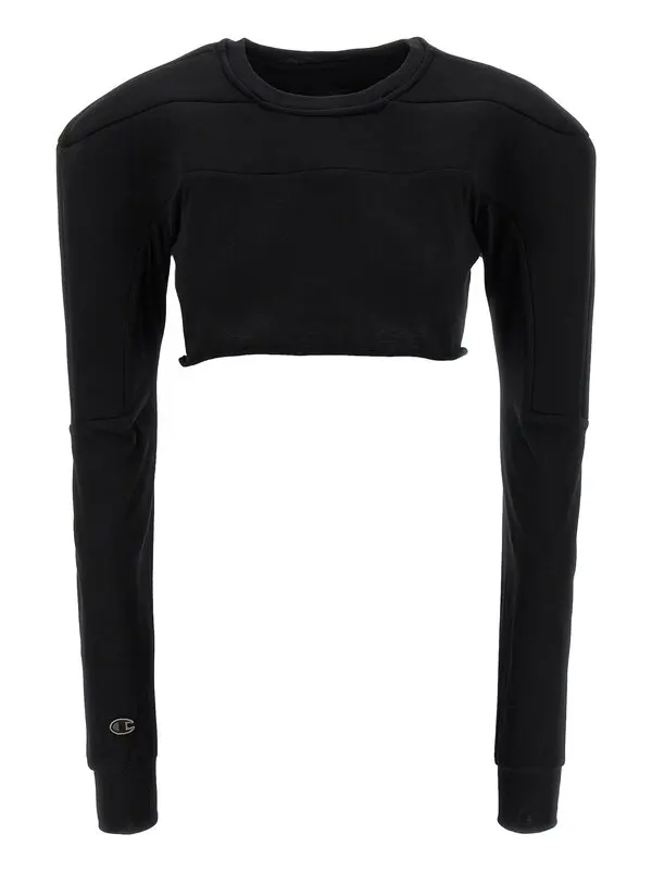Rick Owens Champion X Sweater Cotton - Black