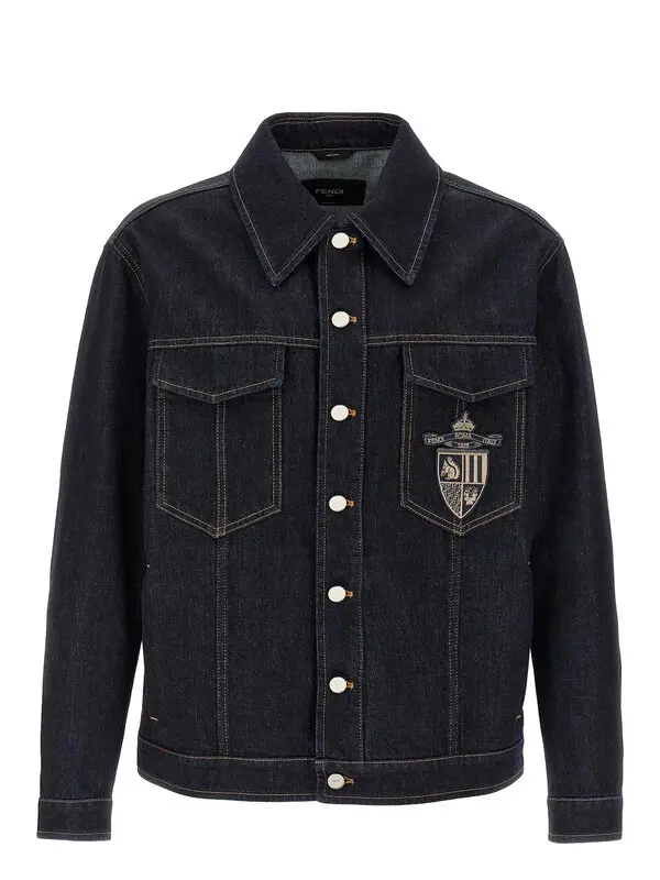 Fendi Crest Jacket - Blue