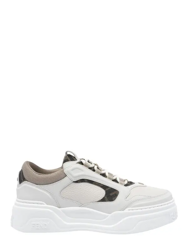 Fendi Force Sneakers Calf Leather - White