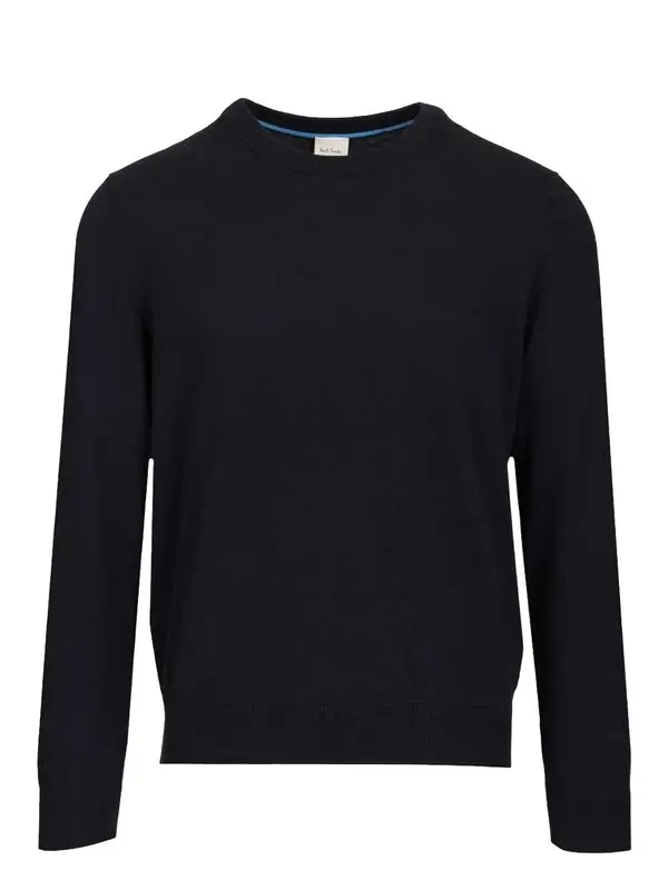 Paul Smith Organic Cotton Crew Neck Sweater - Blue