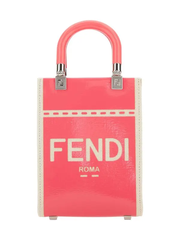 Fendi Two-tone Canvas Mini Sunshine Handbag - Multicolor