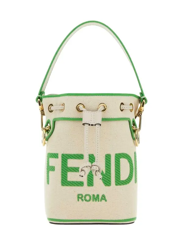 Fendi Mini Mon Tresor Bucket Bag - Brown