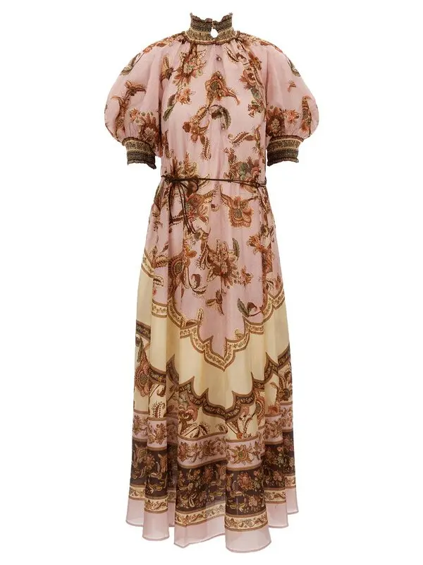 Zimmermann Aster Billow Maxi Dress - Multicolor