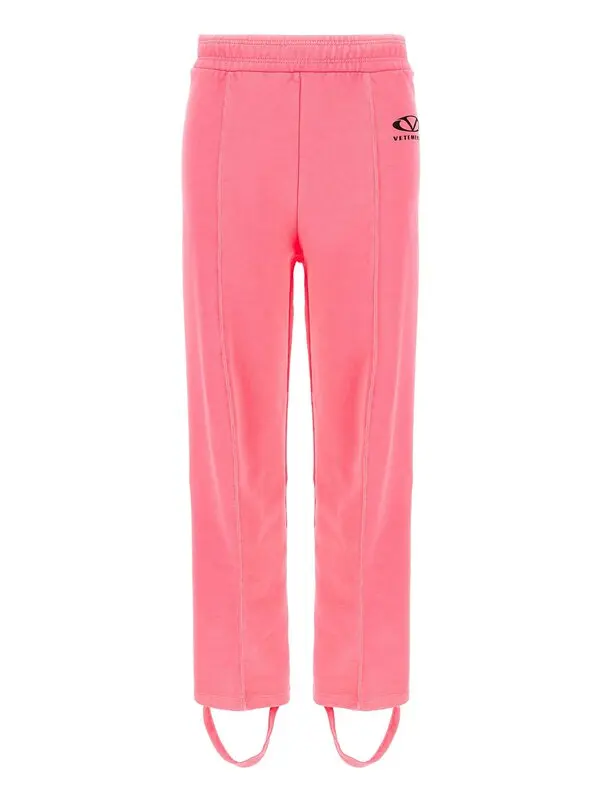 Vetements Oval Logo Joggers - Pink