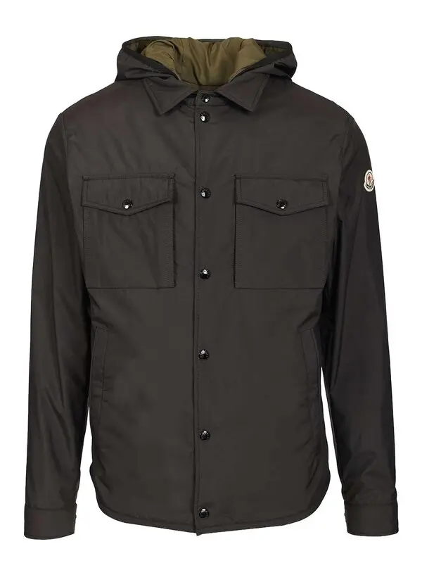 Moncler Chirano Shirt Jacket With Removable Vest - Black
