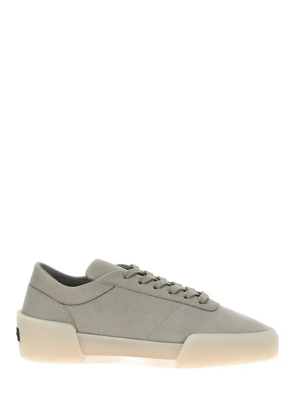 Fear Of God Aerobic Low Suede Sneakers - Gray