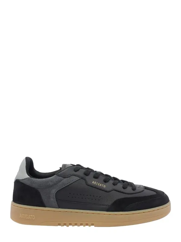 Axel Arigato Suede And Leather Lace-up Sneakers - Black