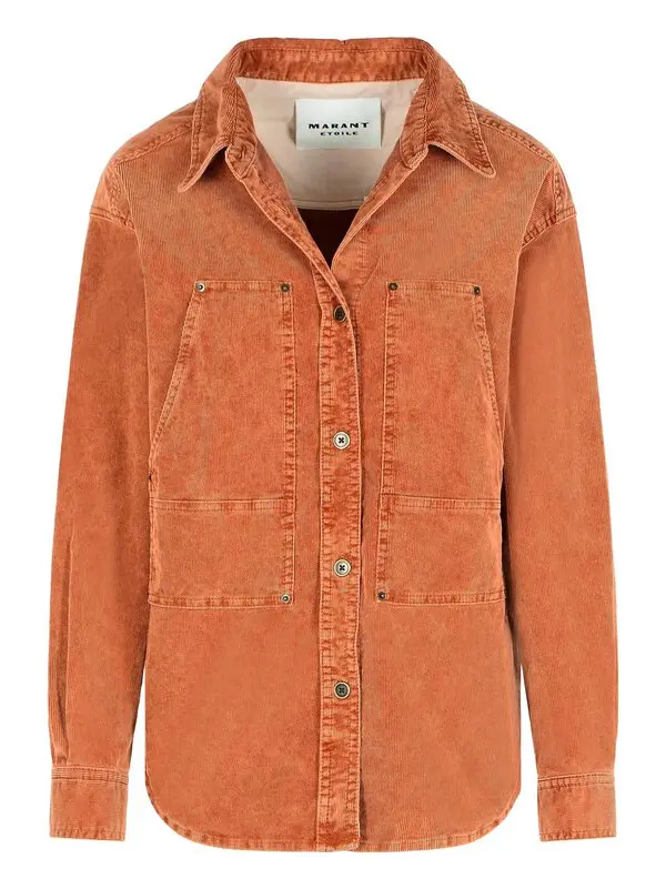 Isabel Marant Étoile Cotton Blend Shirt - Orange