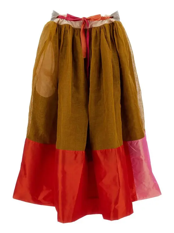 DANIELA GREGIS Reversible Balloon Skirt - Multicolor