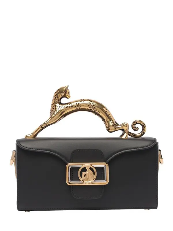 LANVIN Pencil Cat Crossbody Bag - Black