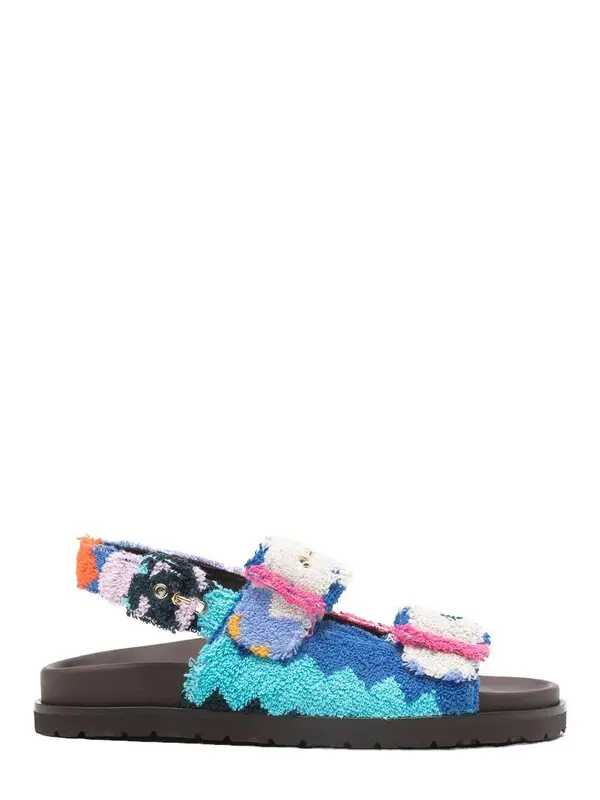 Missoni Zig Zag Strap Sandals - Blue