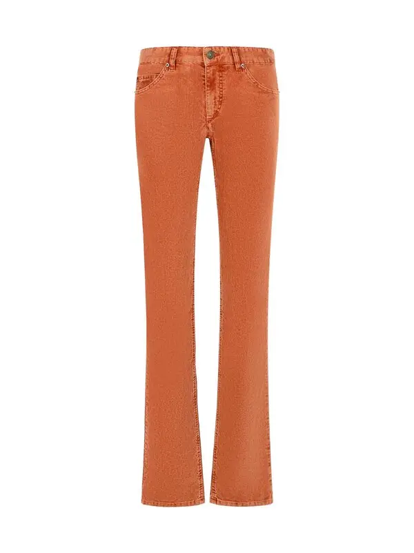 Isabel Marant Étoile Rust Cotton Blend Pants - Orange