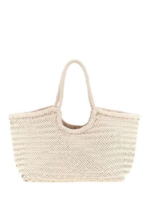 Dragon Diffusion Nantucket Large Woven Shoulder Bag - Pink