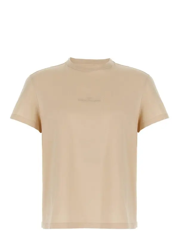 MAISON MARGIELA Paris' T-shirt - Cream