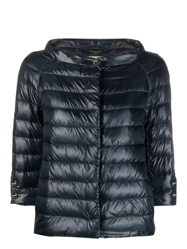 Herno Short Sleeved Down Jacket - Blue