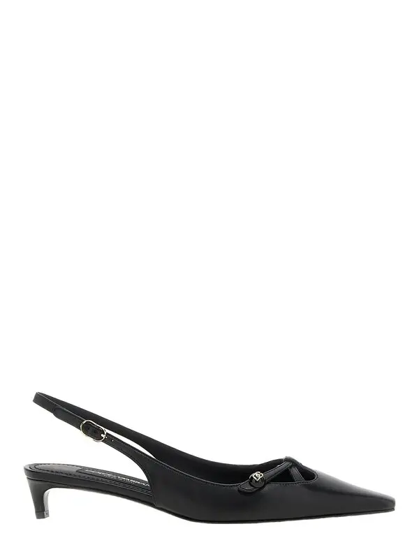 Dolce & Gabbana Mun" Nappa Slingbacks - Black