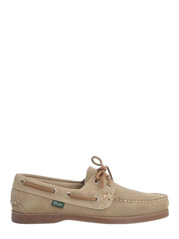 Paraboot Barth Suede Loafers - Cream