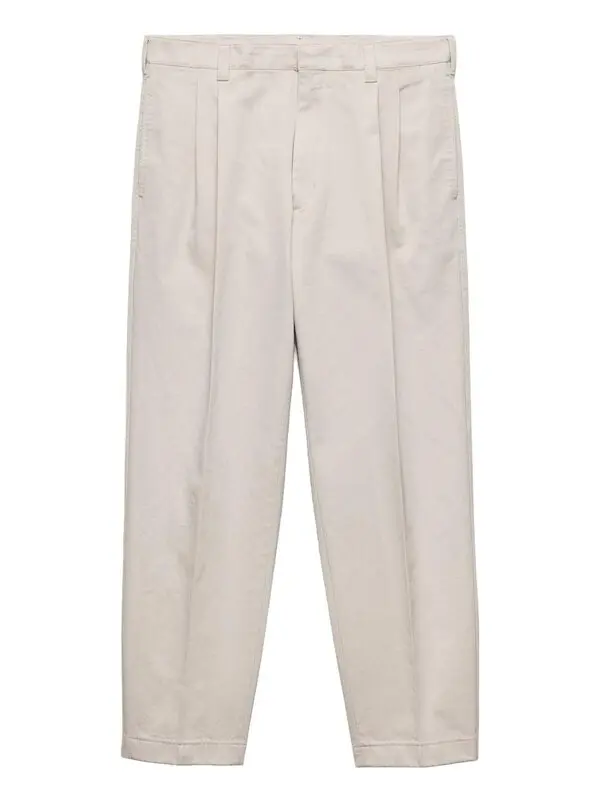 Prada Tailored Pleated Trousers - White
