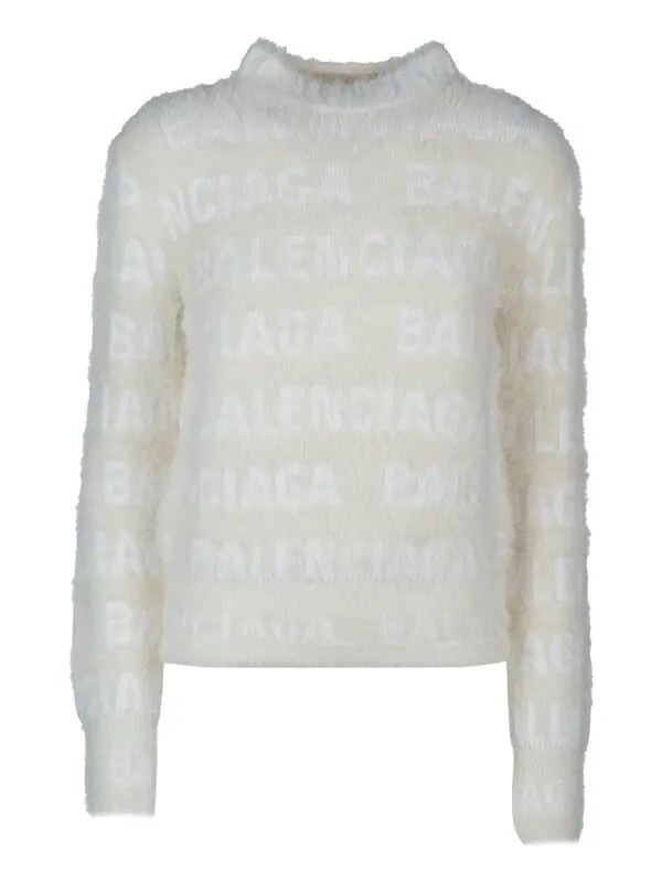 Balenciaga Logo Knitwear - Multicolor